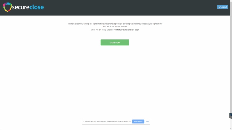 Using SecureClose NEXT – SecureClose