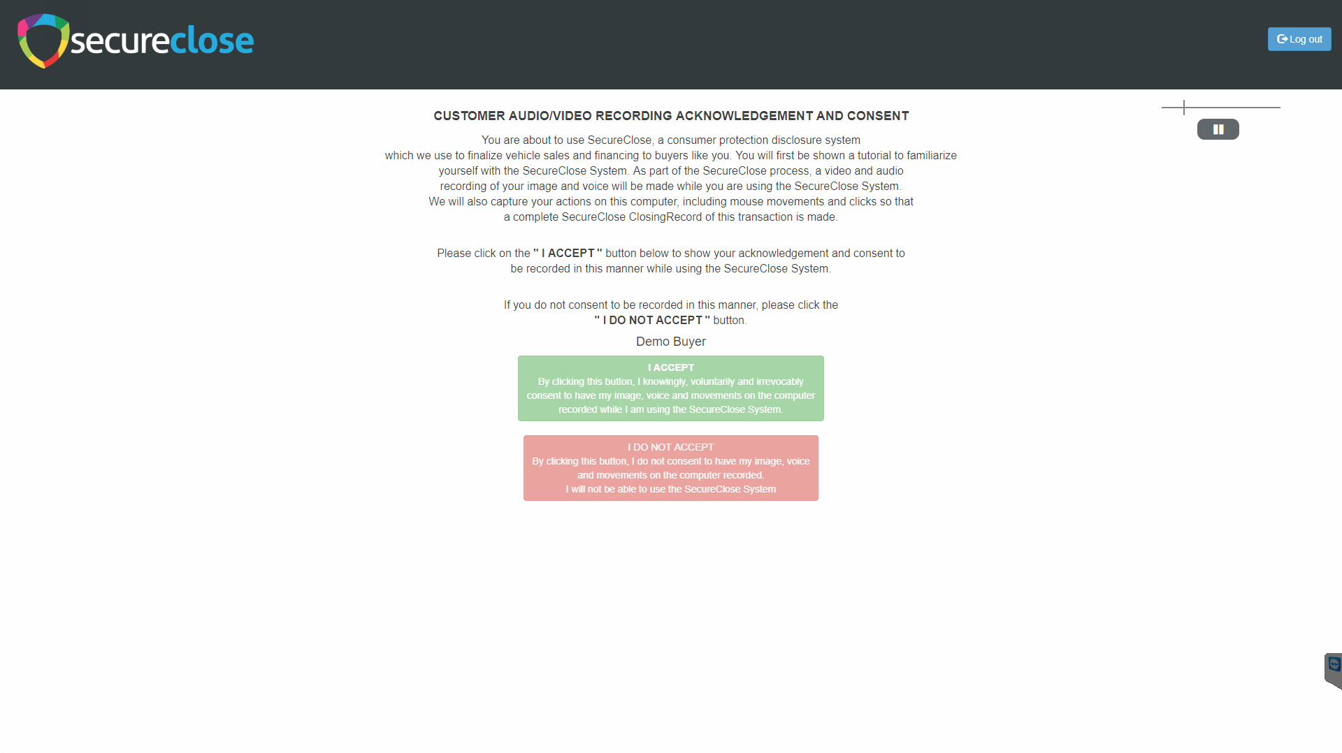 Using SecureClose NEXT – SecureClose