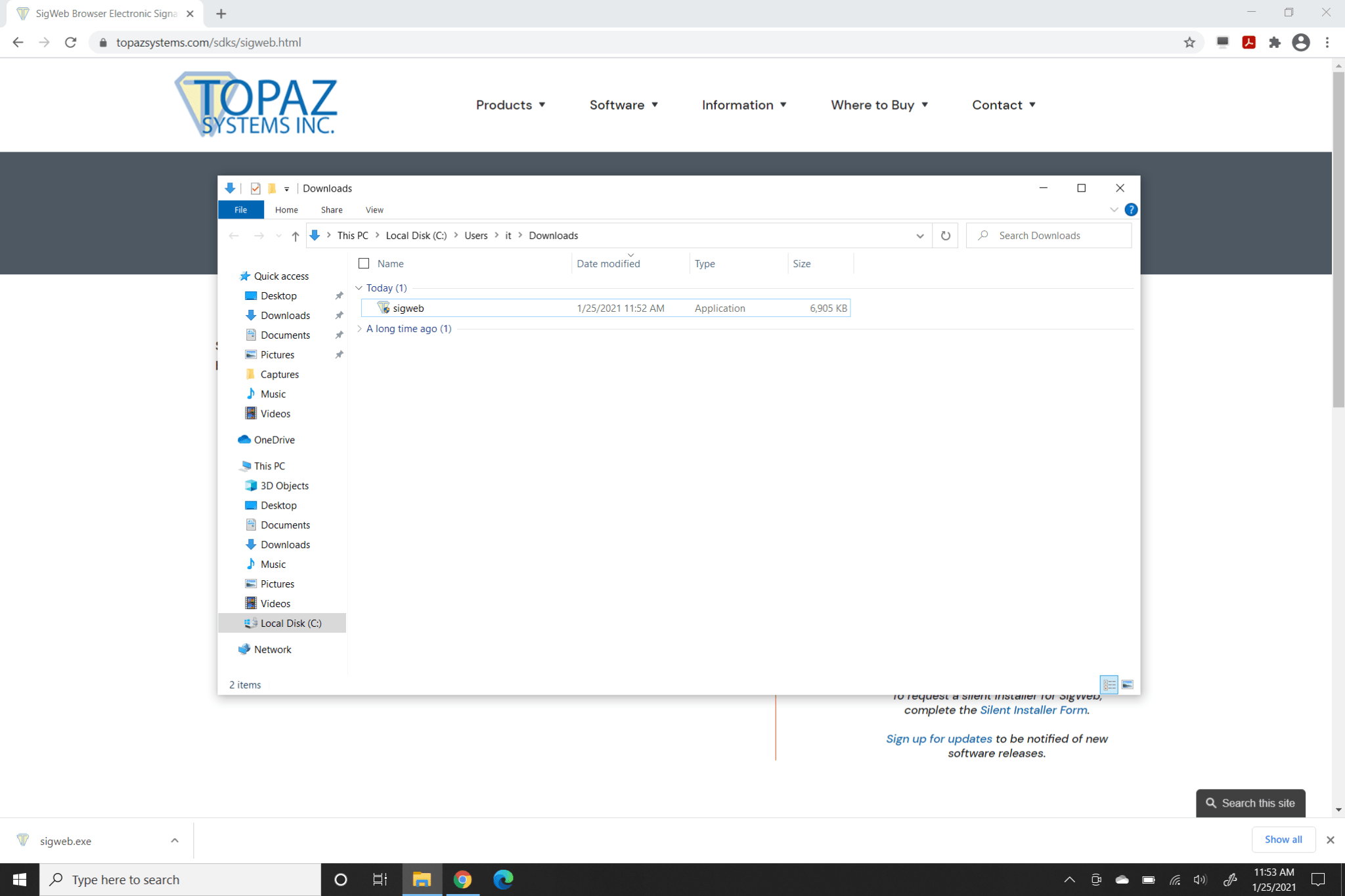 Updating the Topaz Signature Tablet Certificate – SecureClose