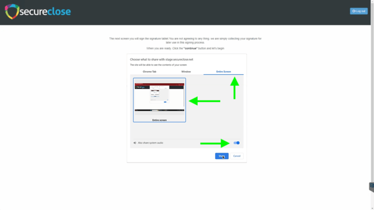 Using SecureClose NEXT – SecureClose