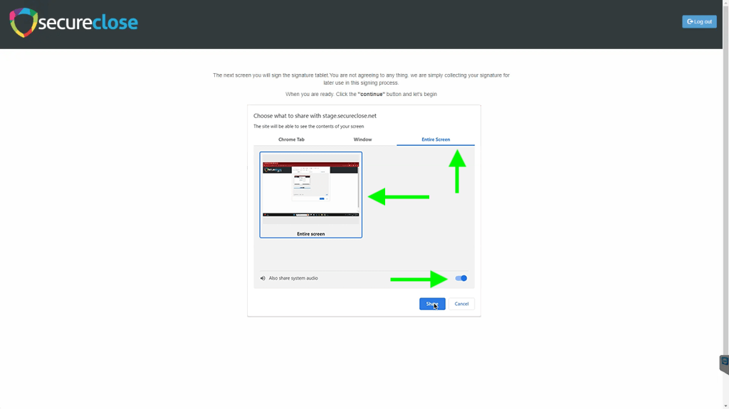 Using SecureClose NEXT – SecureClose